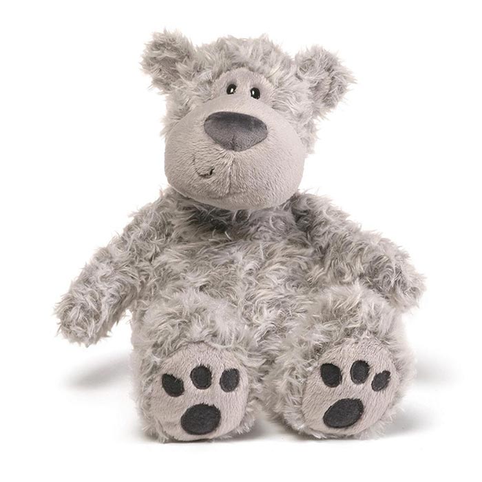 Gund Slouchers Grey Bear Animal Plush | Mind Games Canada