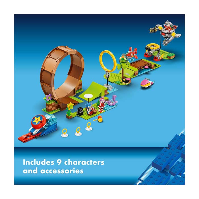 LEGO Sonic The Hedgehog Sonic's Green Hill Zone Loop Challenge 802 Pcs ...