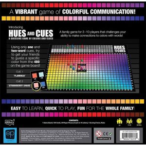 USAOPOLY HUES And CUES Vibrant Color Guessing Game | Mind Games Canada