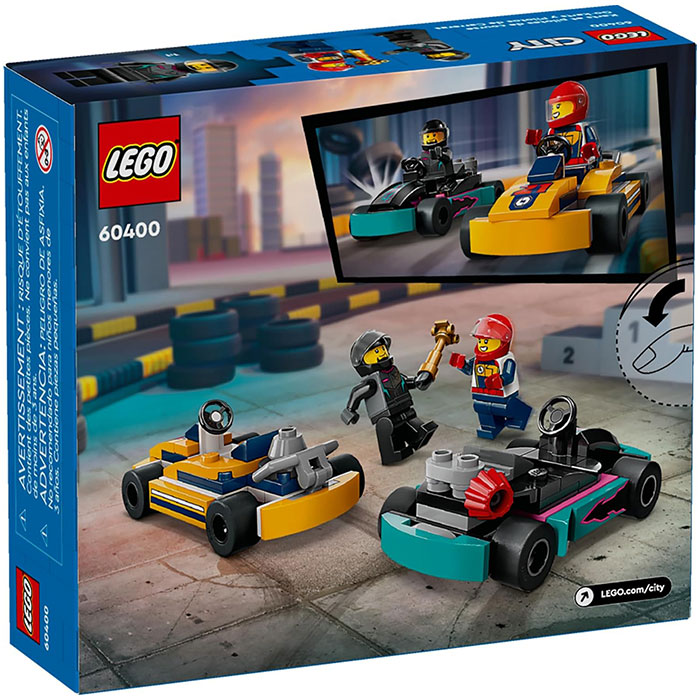 LEGO City Go Karts And Race Drivers Toy Playset | Mind Games Canada
