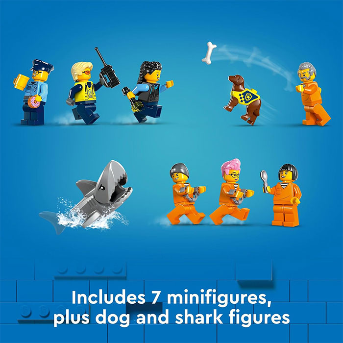 LEGO City Police Prison Island Toy Building Set | Mind Games Canada