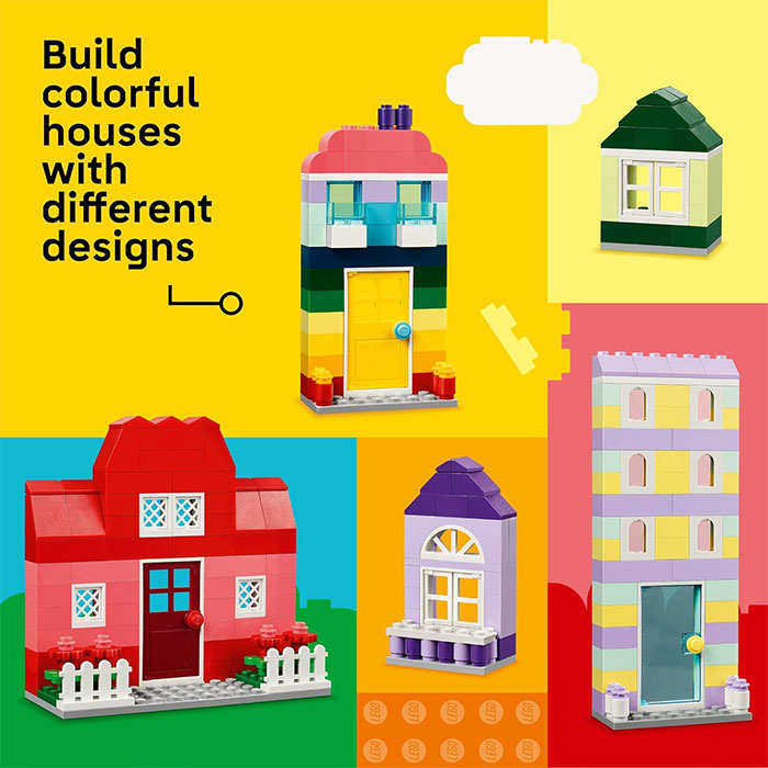 LEGO Classic Creative Houses Brick Building Set | Mind Games Canada