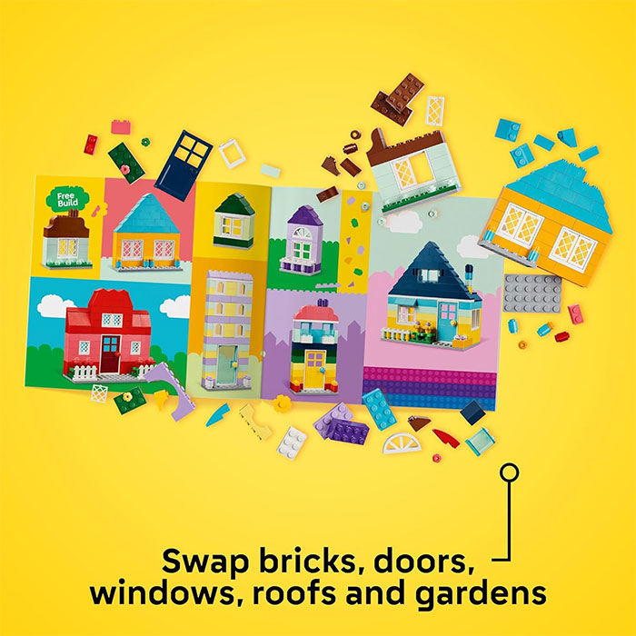 LEGO Classic Creative Houses Brick Building Set | Mind Games Canada