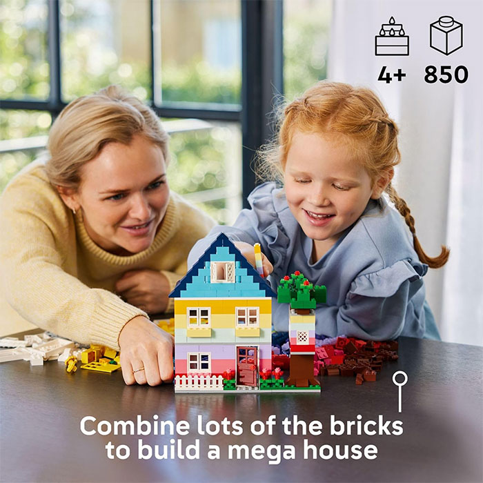 LEGO Classic Creative Houses Brick Building Set | Mind Games Canada