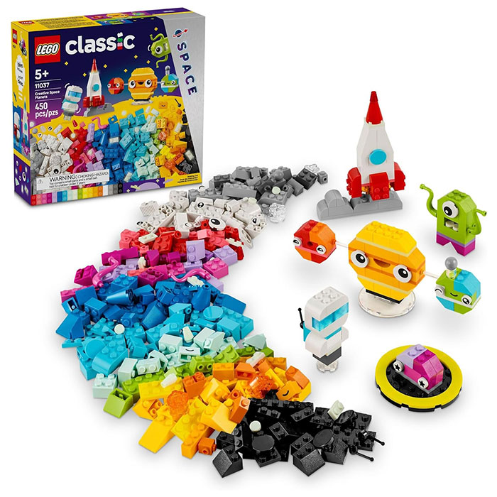 LEGO Classic Creative Space Planets Buildable Solar System | Mind Games ...
