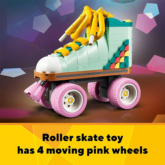 LEGO Creator 3 In 1 Retro Roller Skate Building Kit | Mind Games Canada