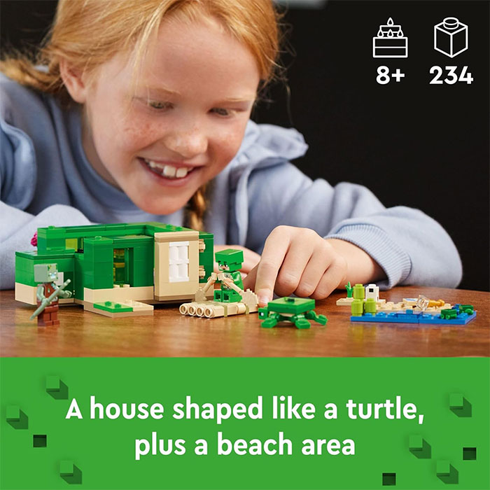 LEGO Minecraft The Turtle Beach House Construction Toy | Mind Games Canada