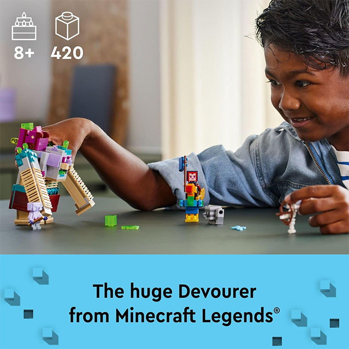 LEGO Minecraft Legends The Devourer Showdown Adventure Set | Mind Games ...
