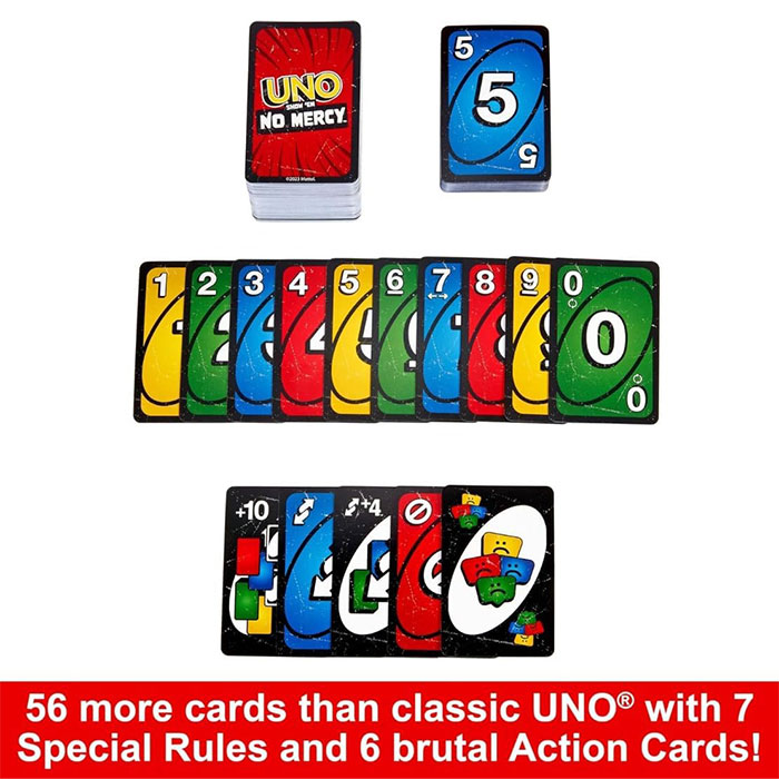Mattel Games UNO Show ‘em No Mercy Card Game | Mind Games Canada