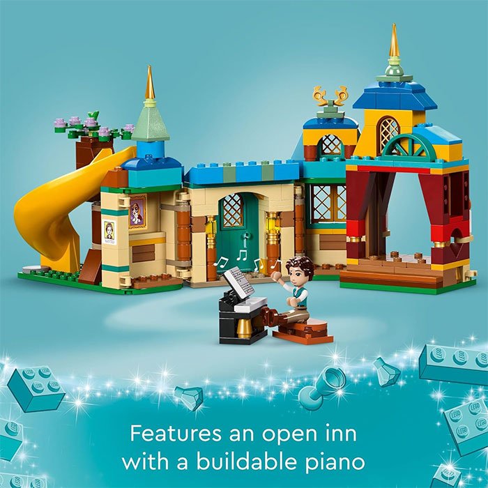 LEGO Disney Princess Rapunzel's Tower Snuggly Duckling Tangled Building ...
