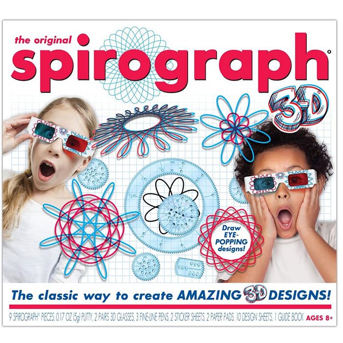 Spirograph 3d Create Stunning 3d Designs With The Timeless Classic Mind Games Canada