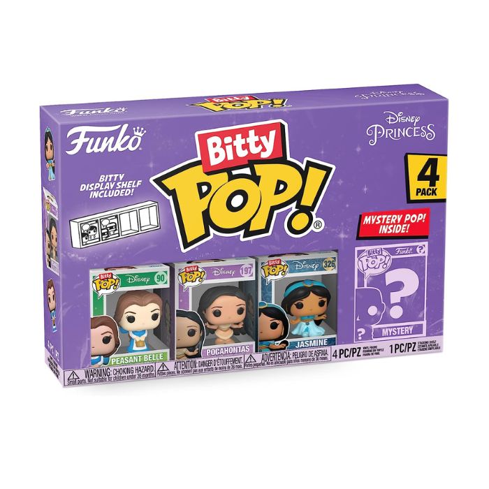 Funko Bitty Pop! Disney Princess Mini Collectible Toys 4 Pack Peasant ...