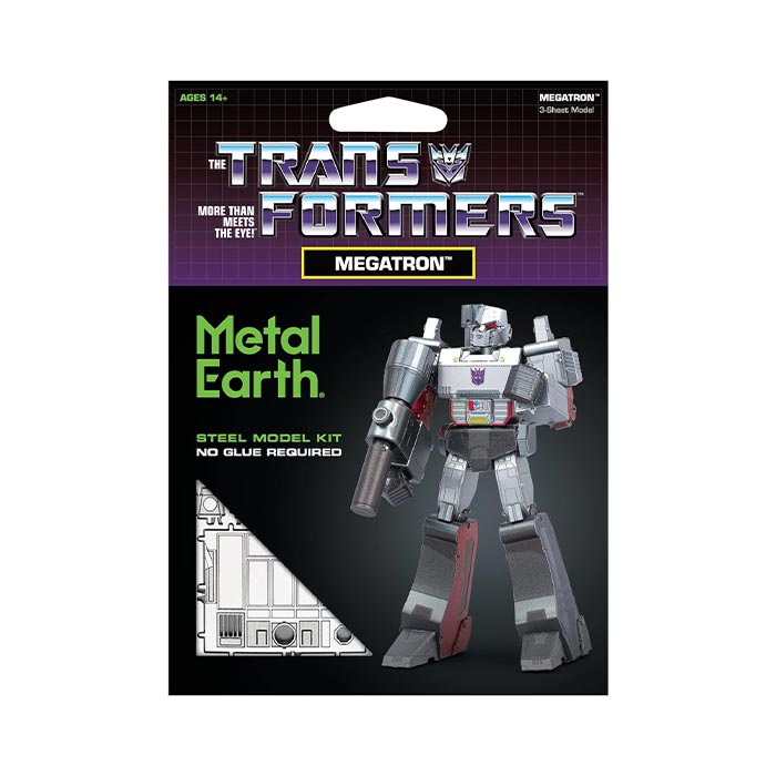 Metal Earth Transformers Megatron Color 3D Metal Model Kit Fascinations ...