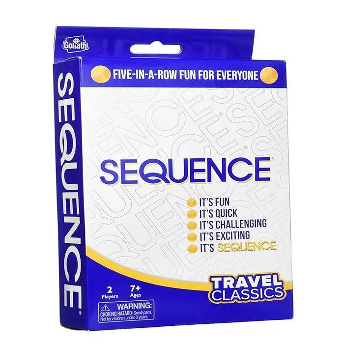 Sequence - The Exciting Game Of Strategy In A Compact Travel Version ...