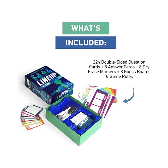 Lineup The Social Guessing Game | Mind Games Canada