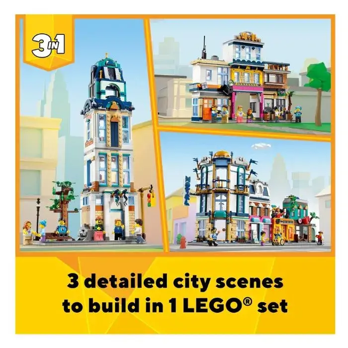LEGO Creator 3 In 1 Main Street Building Toy Set | Mind Games Canada