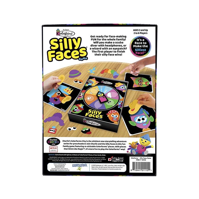 Colorforms Silly Faces Game | Mind Games Canada