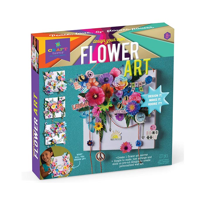 Craft Tastic Design Your Own Flower Art | Mind Games Canada