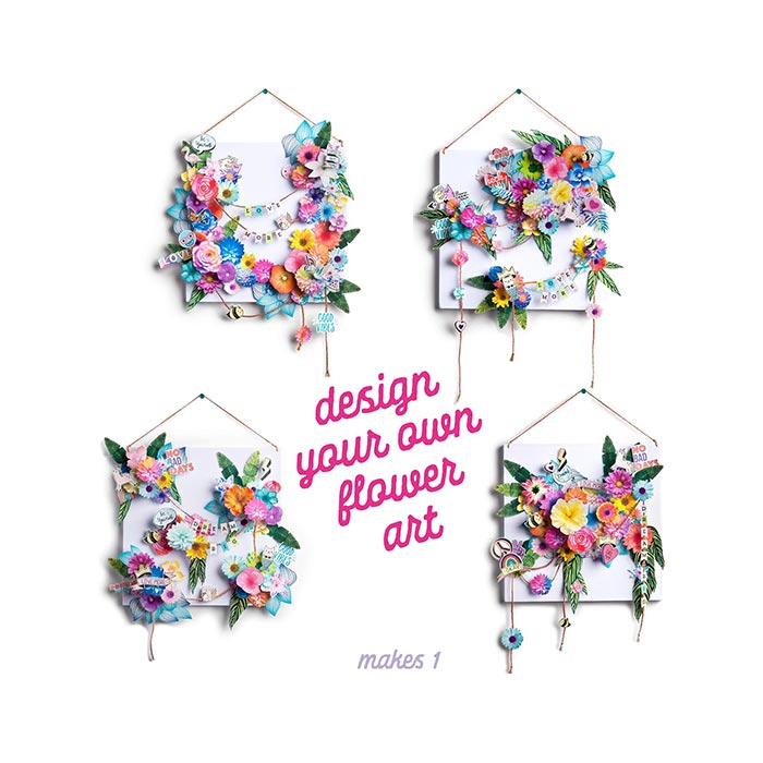 Craft Tastic Design Your Own Flower Art | Mind Games Canada
