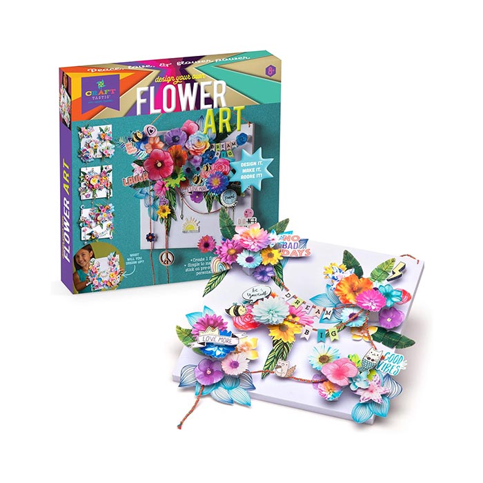 Craft Tastic Design Your Own Flower Art | Mind Games Canada