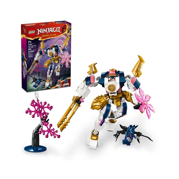 LEGO Ninjago Sora's Elemental Tech Mech Dragon's Rising 209 Pcs | Mind ...