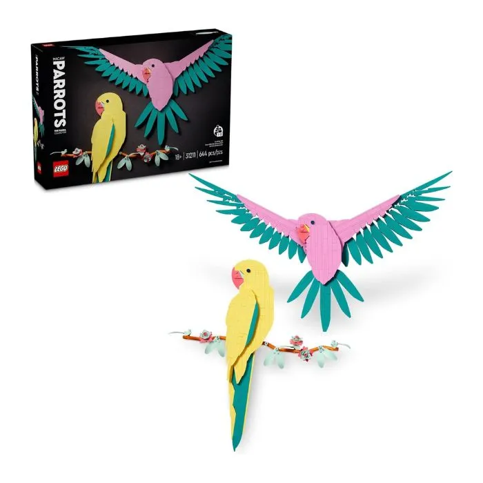 LEGO Art The Fauna Collection Macaw Parrots | Mind Games Canada