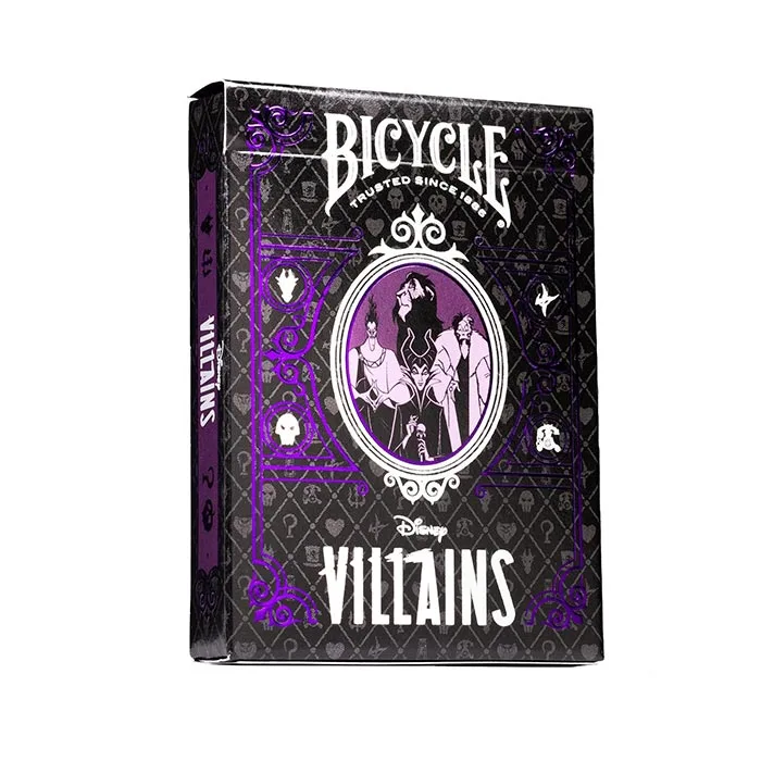 Disney Villains Inspired Playing Cards By Bicycle- Purple Green | Mind ...