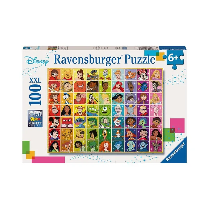 Ravensburger Disney Pixar Color Palette 100 Piece Jigsaw Puzzle | Mind ...
