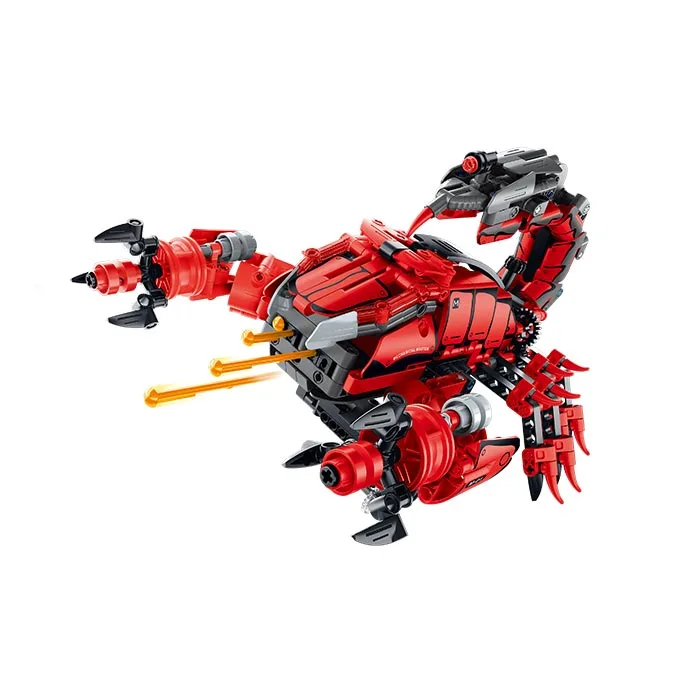 Block Kit Handheld Weapon Scorpion - 664 Pieces | Mind Games Canada