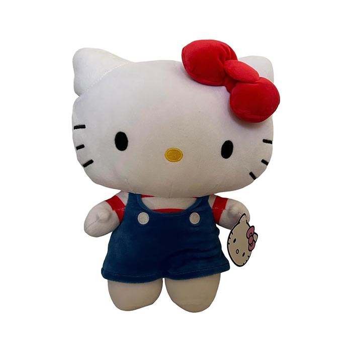 Hello Kitty 12 Inch Plush With Overall Outfit | Mind Games Canada