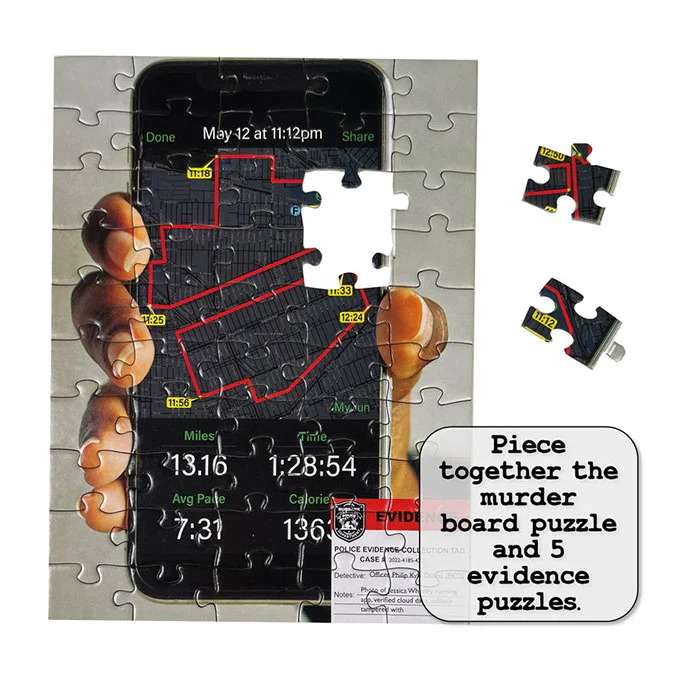 University Games Murder Mystery Passport Game 1000 Pcs Jigsaw Puzzle ...