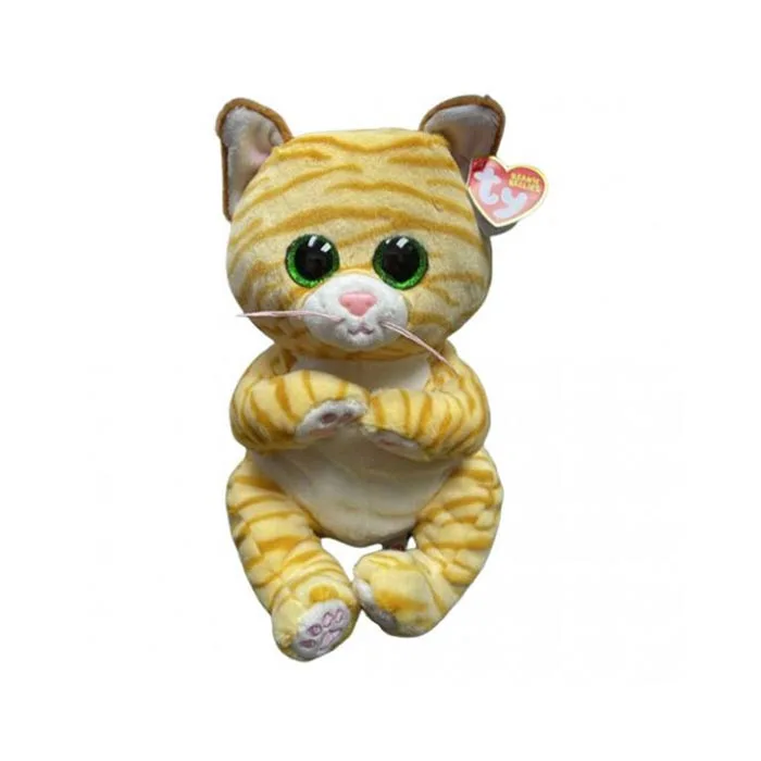 TY Beanie Buddy (Beanie Bellies) Mango The Gold Tabby Cat | Mind Games ...