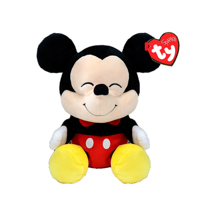 TY Disney Mickey Mouse Medium Soft Plush 8 Inch | Mind Games Canada