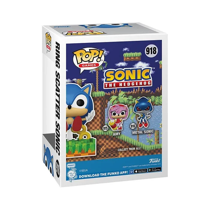 Funko Pop Sonic The Hedgehog Ring Scatter Sonic | Mind Games Canada