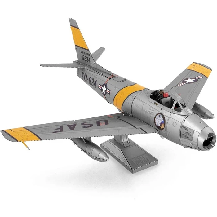 Metal Earth F 86 Sabre Aircraft 3D Model Kit | Mind Games Canada