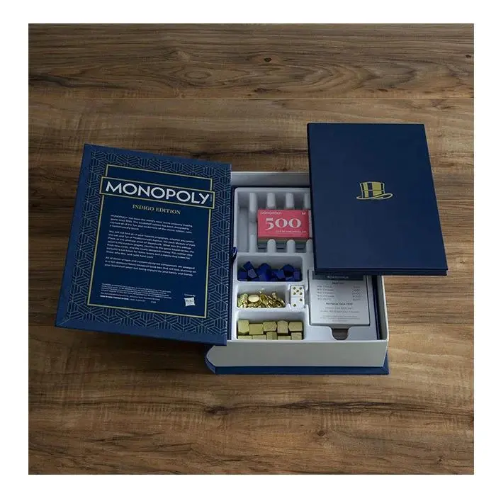 WS Game Company Monopoly And Scrabble Board Game Indigo Collection ...