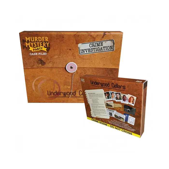 Murder Mystery Party Case Files - Underwood Cellars | Mind Games Canada