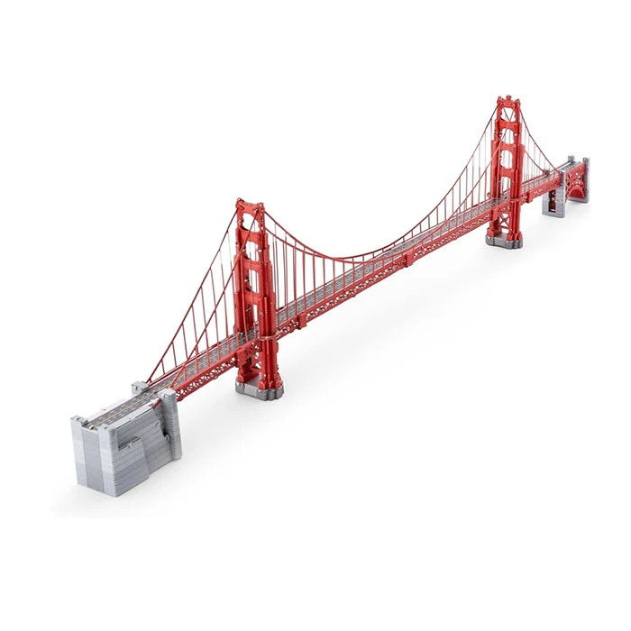 Metal Earth Golden Gate Bridge Premium Series 3D Model Kit | Mind Games ...