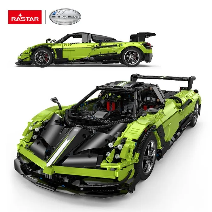 Remote Controlled Pagani Green 1:8 Scale Model Kit With 2902 Pieces ...