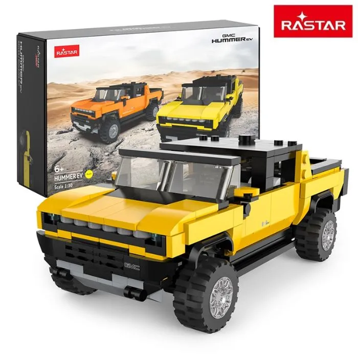 Hummer EV Yellow 1:30 Scale Model Kit With 431 Pieces | Mind Games Canada