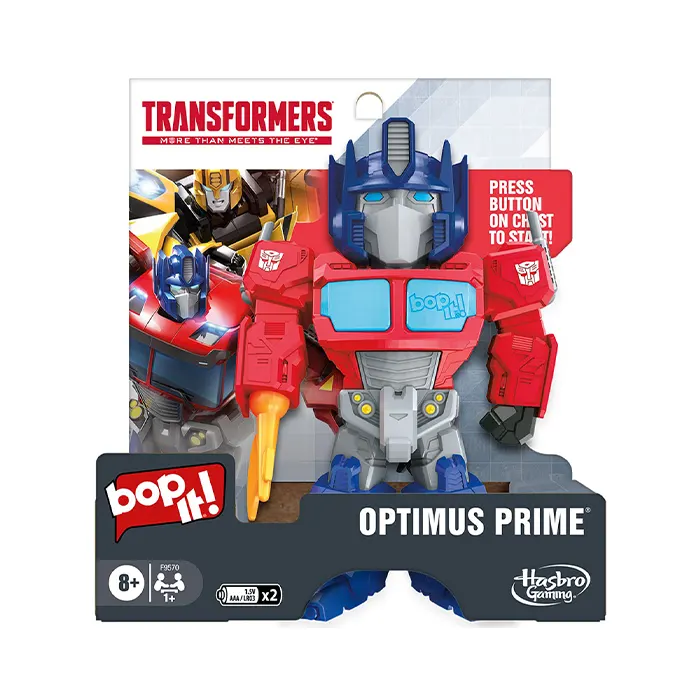 Hasbro Transformers Optimus Prime Bop It | Mind Games Canada