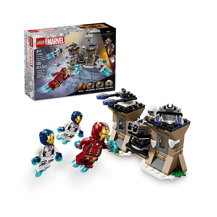 LEGO Marvel Iron Man & Iron Legion Vs. Hydra Soldier 135 Pieces | Mind ...