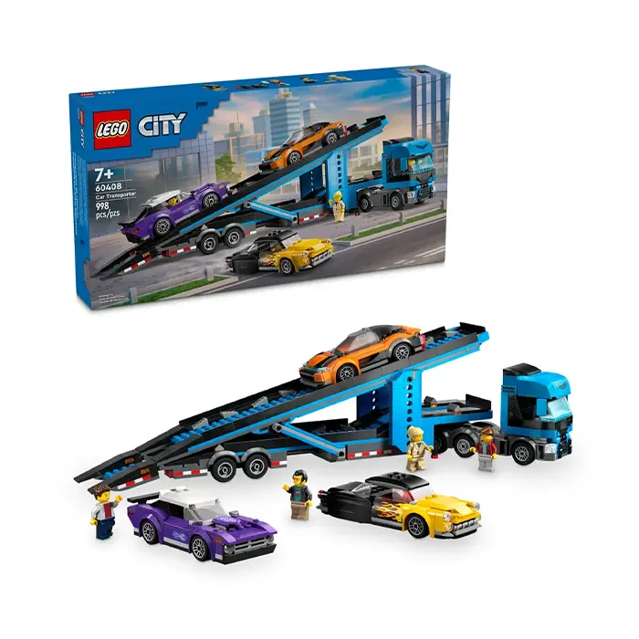 LEGO City Car Transporter Truck With Sports Cars - 998 Pieces | Mind ...