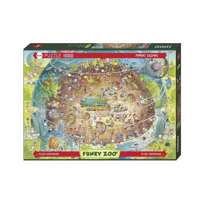 Heye Funky Zoo Cosmic Habitat 1000 Pieces Jigsaw Puzzle | Mind Games Canada