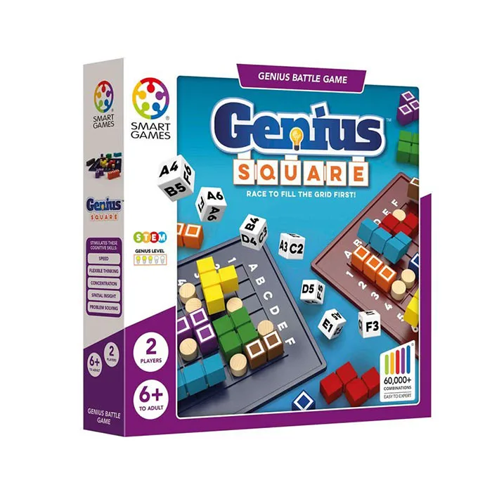 Smart Games IQ Genius Square Puzzle | Mind Games Canada