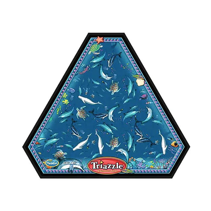 ThinkFun Triazzles Dolphins Brain Puzzle | Mind Games Canada