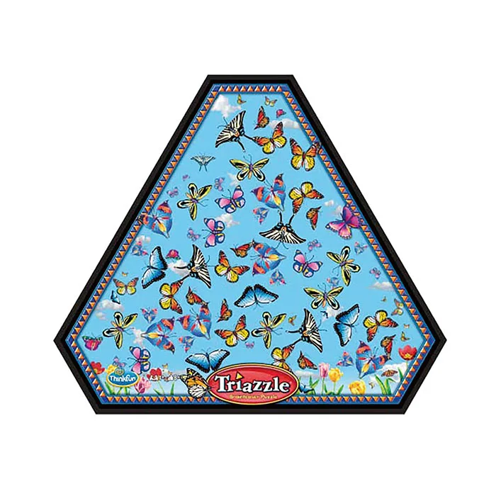 ThinkFun Triazzles Butterflies Brain Puzzle | Mind Games Canada