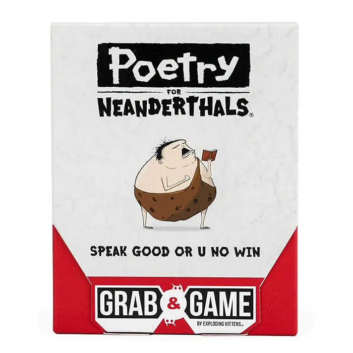 Exploding Kittens Poetry For Neanderthals Grab And Game | Mind Games Canada