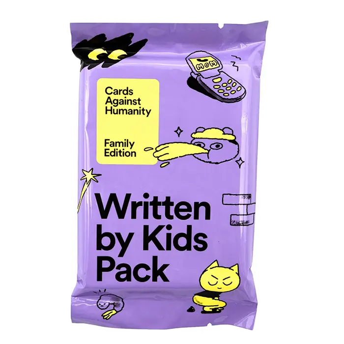 Cards Against Humanity Written By Kids Pack Family Edition | Mind Games ...