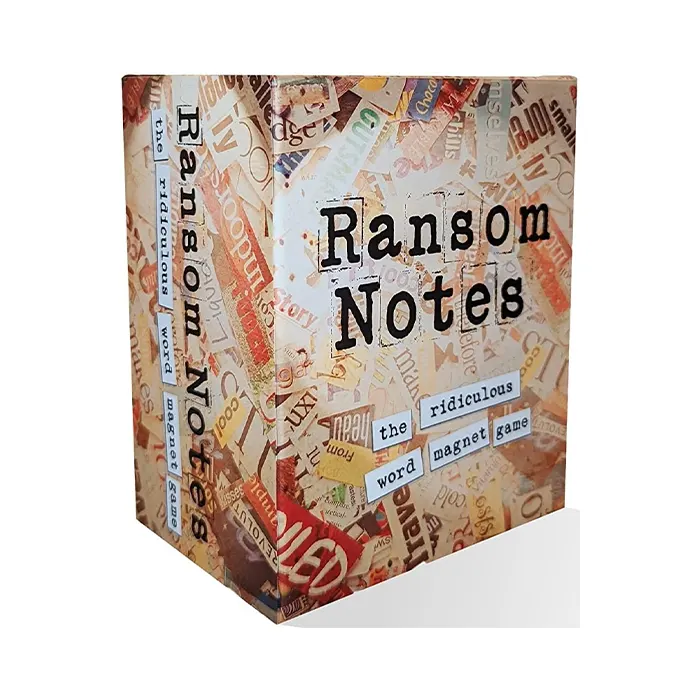 Ransom Notes - The Ridiculous Word Magnet Party Game | Mind Games Canada